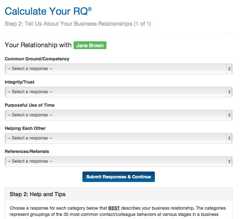 RQ® Pro - Relational Capital Group, an AchieveNEXT Company